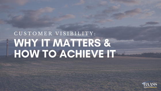 Customer Visibility: Why it Matters and How to Achieve it