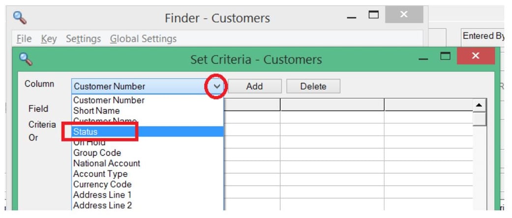 Inactive Customers, Vendors, Items, and GL Accounts
