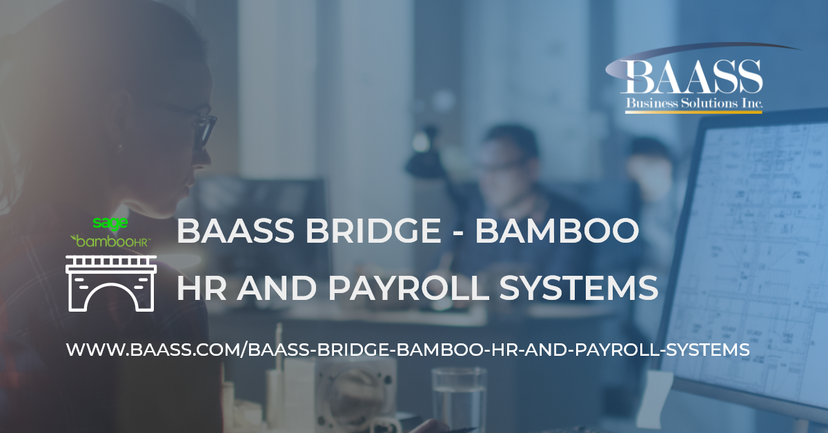 BAASS - BAASS Bridge - Bamboo HR and Payroll Systems